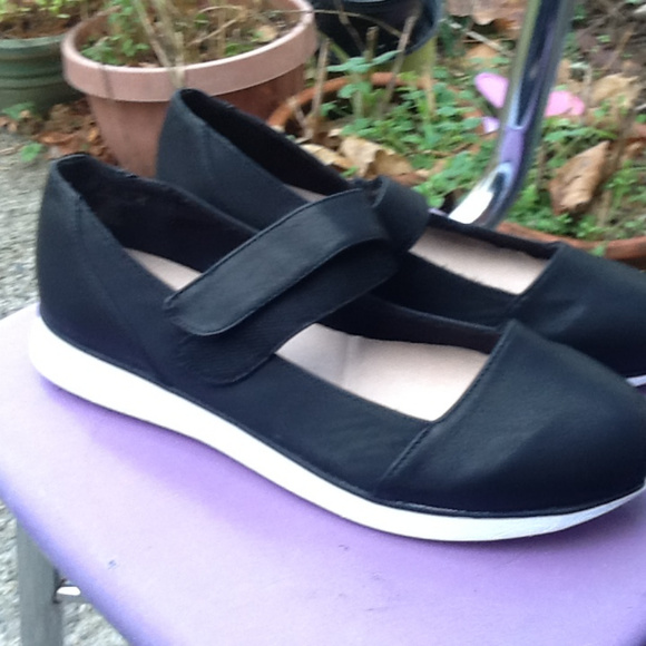 Basic Editions | Shoes | Basic Edition Memo Tech Black Leather Shoes | Poshmark